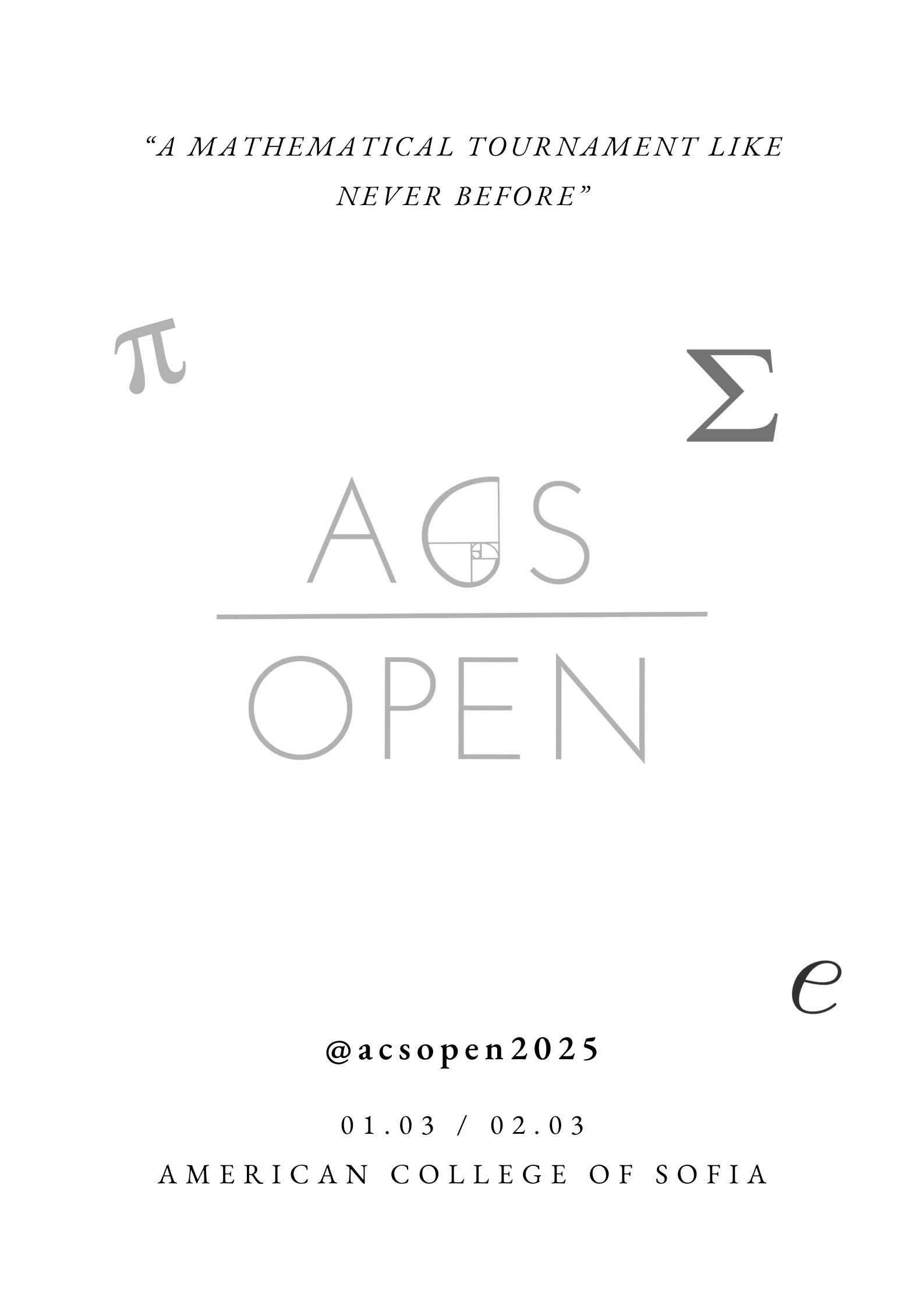 ACS Open in Math - ACS